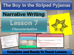 The boy in the striped Pyjamas - Narrative writing SOW - Lesson 7 ...