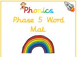 Phonics Phase 5 Word Mat | Teaching Resources