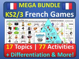 French Games KS2 KS3 | Teaching Resources