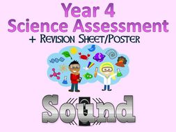 Year 4 Science Assessment: Sound + Revision Sheet/Poster | Teaching ...