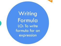 Writing Formula | Teaching Resources