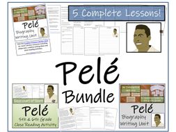 UKS2 Literacy - Pele Reading Comprehension & Biography Bundle by ...