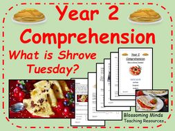 What is Shrove Tuesday? (Pancake Day) comprehension - Year 2 | Teaching ...