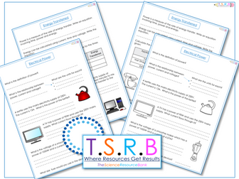 iGCSE Physics Section 2: Electricity Worksheets | Teaching Resources