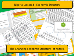 AQA 9-1 Case Study Nigeria : Changing Economic Structure | Teaching ...