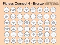 Connect four fitness | Teaching Resources