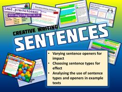 Sentence Variation | Teaching Resources