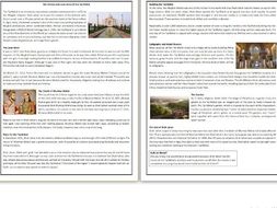 The History and Love Story of the Taj Mahal - Reading Comprehension ...