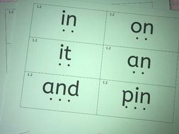 RWI word time word cards 1.2 | Teaching Resources