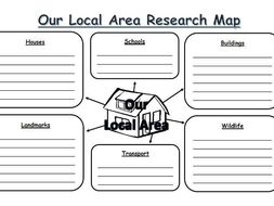 Geography Local Area Research Sheet KS1 | Teaching Resources