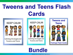 Tweens and Teens Flash Cards Bundle | Teaching Resources