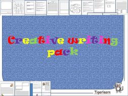 18-page creative writing pack for different levels. Organisers, writing ...