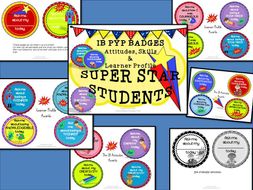 Awards Badges for the IB PYP Learner Profile and Attitudes | Teaching ...