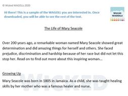 Biography of Mary Seacole | Teaching Resources