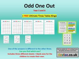 Odd One Out | Teaching Resources