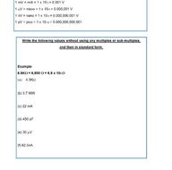 Multiples, submultiples and standard form worksheet | Teaching Resources