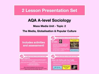 Mass Media - AQA A-level Sociology - Entire Unit | Teaching Resources