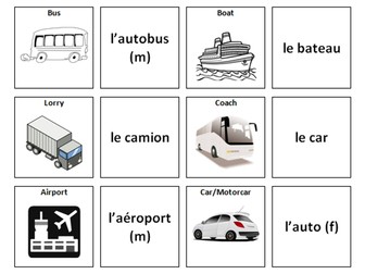 French Vocabulary Card Sorts | Teaching Resources