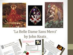 La Belle Dame Sans Merci by John Keats | Teaching Resources