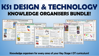 KS1 Design and Technology Knowledge Organisers Bundle! | Teaching Resources