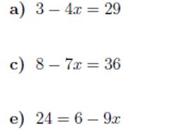 Solving Equations With Negative Numbers