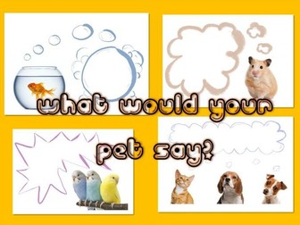 Speech Bubble Writing Frames - What Would the...... Say? | Teaching ...