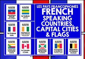FRENCH-SPEAKING COUNTRIES POSTERS | Teaching Resources