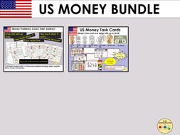 US Money Worksheets Task Cards Bundle | Teaching Resources