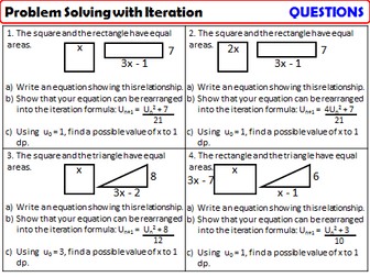 AQA GCSE Higher+ Unit - Iterative Processes | Teaching Resources