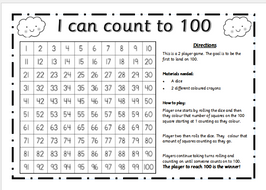I can count to 100 games | Teaching Resources