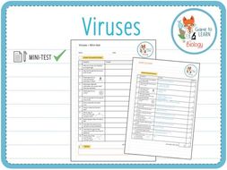 Viruses - Mini-test (KS5) | Teaching Resources