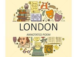 London Annotated Poem - GCSE Power and Conflict | Teaching Resources