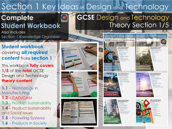 AQA GCSE DT -1- Key Ideas in Design and Technology | Teaching Resources