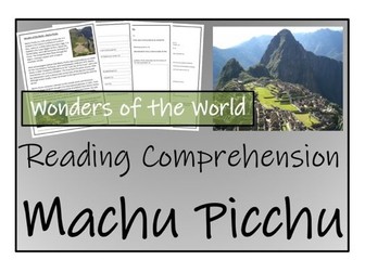 New Seven Wonders of the World - Reading Comprehension Activity Bundle ...