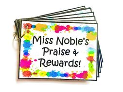 Praise and Reward Cards | Teaching Resources