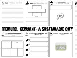 Sustainable cities including Freiburg worksheets & lesson | Teaching ...