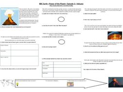 A Level/ 9-1 - BBC Earth - Power of the Planet - Volcano - Episode 1 ...