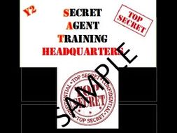 Secret Agents Training encouragement for Y2 SATS | Teaching Resources