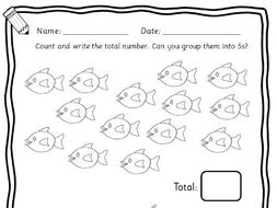 Reception/Year 1 Counting Practice worksheets | Teaching Resources