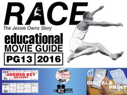 Race (Jessie Owens Story) Movie Guide | Questions | Worksheet (PG13 ...