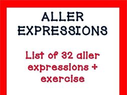 French verb ALLER expressions and exercise | Teaching Resources