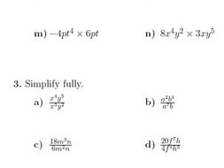 Index notation-multiplication and division laws worksheet (with ...