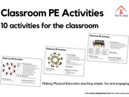 10 Classroom PE Activities | Teaching Resources