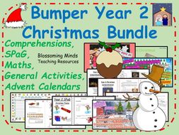 Bumper Year 2 Christmas Activity Bundle | Teaching Resources