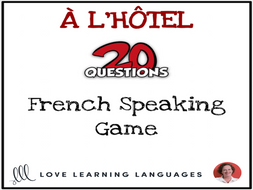 Noël - Christmas - French 20 questions game - No prep speaking activity ...