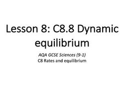 C8.8 Dynamic equilibrium | Teaching Resources