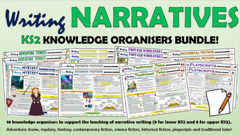 Writing Narratives KS2 Knowledge Organisers Bundle! | Teaching Resources