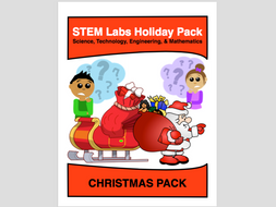 STEM Labs Pack - Christmas Winter Projects Pack of 10 Holiday-Themed ...
