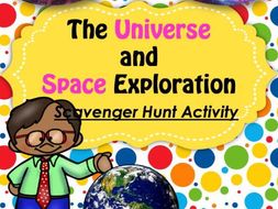 The Universe and Space Exploration Scavenger Hunt - An Activity ...