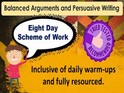 Balanced Arguments and Persuasive Writing 8 day unit KS2 | Teaching ...